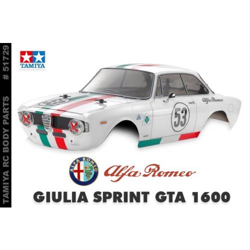 Tamiya - 1/10 Alfa Romeo Giulia Sprint GTA Club Racer Clear Body Set - RCNZ